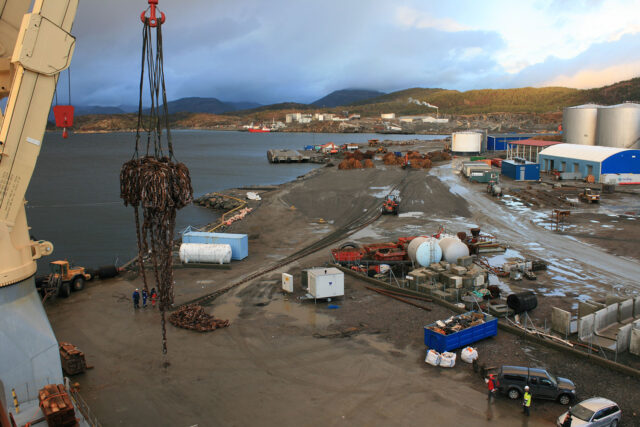 Anchor chains from Shanghai to Skipavika in Norway – Transportas